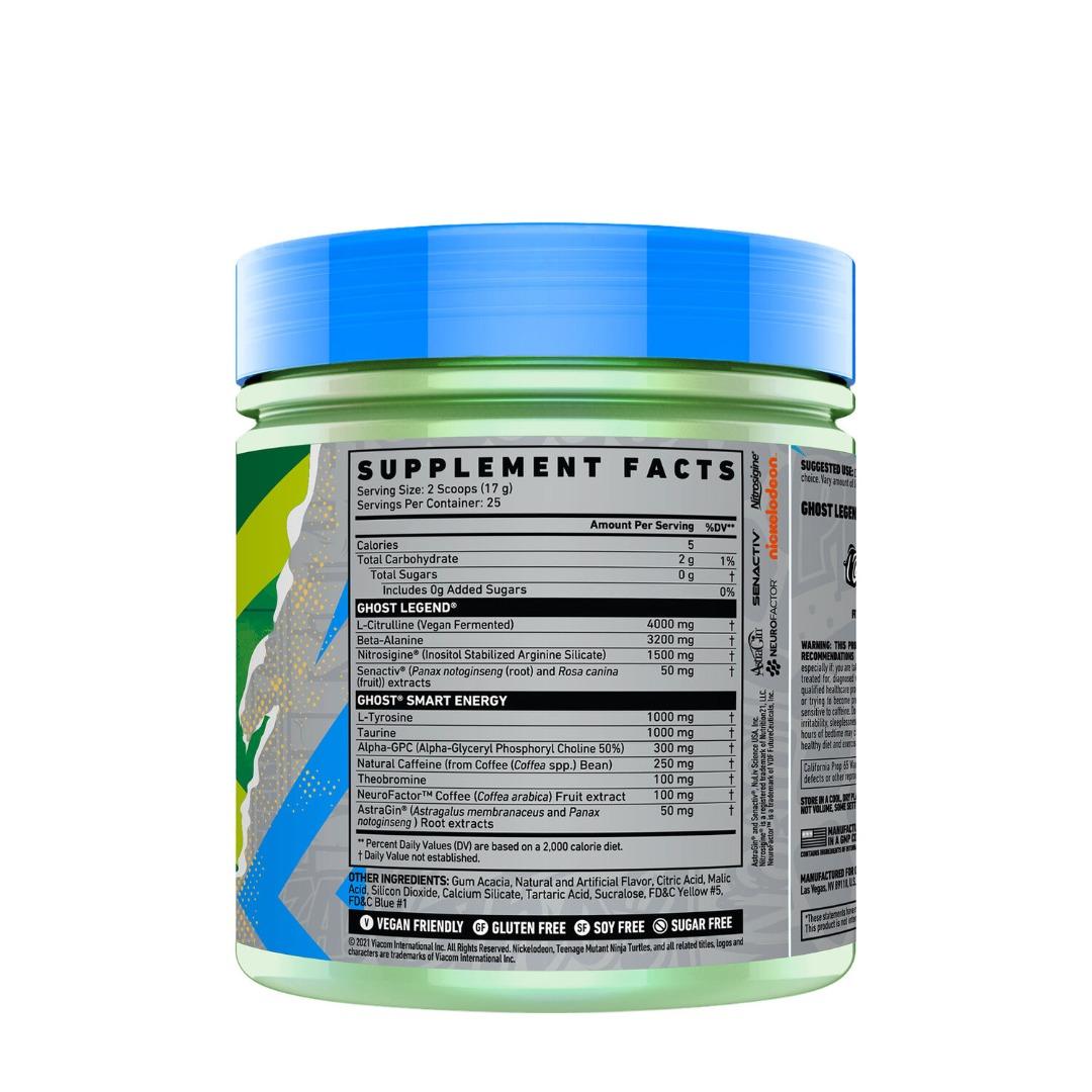 GHOST® LEGEND® V2 Pre-Workout X TNMT (TURTLE OOZE), Health & Nutrition ...