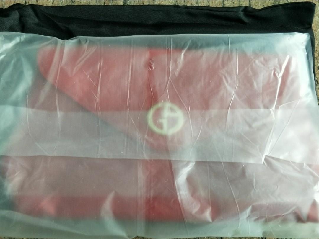 Giorgio Armani Beauty Red Premium Pouch, Women's Fashion, Bags ...
