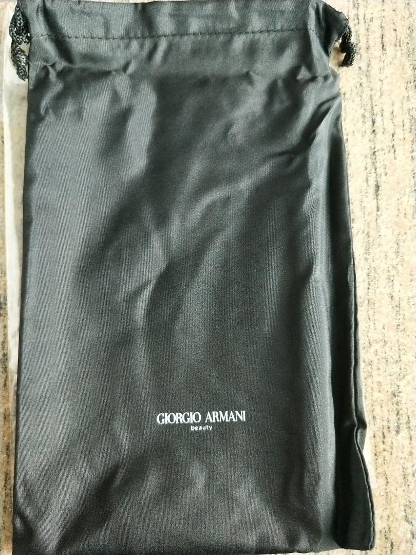 Giorgio Armani Beauty Red Premium Pouch, Women's Fashion, Bags ...
