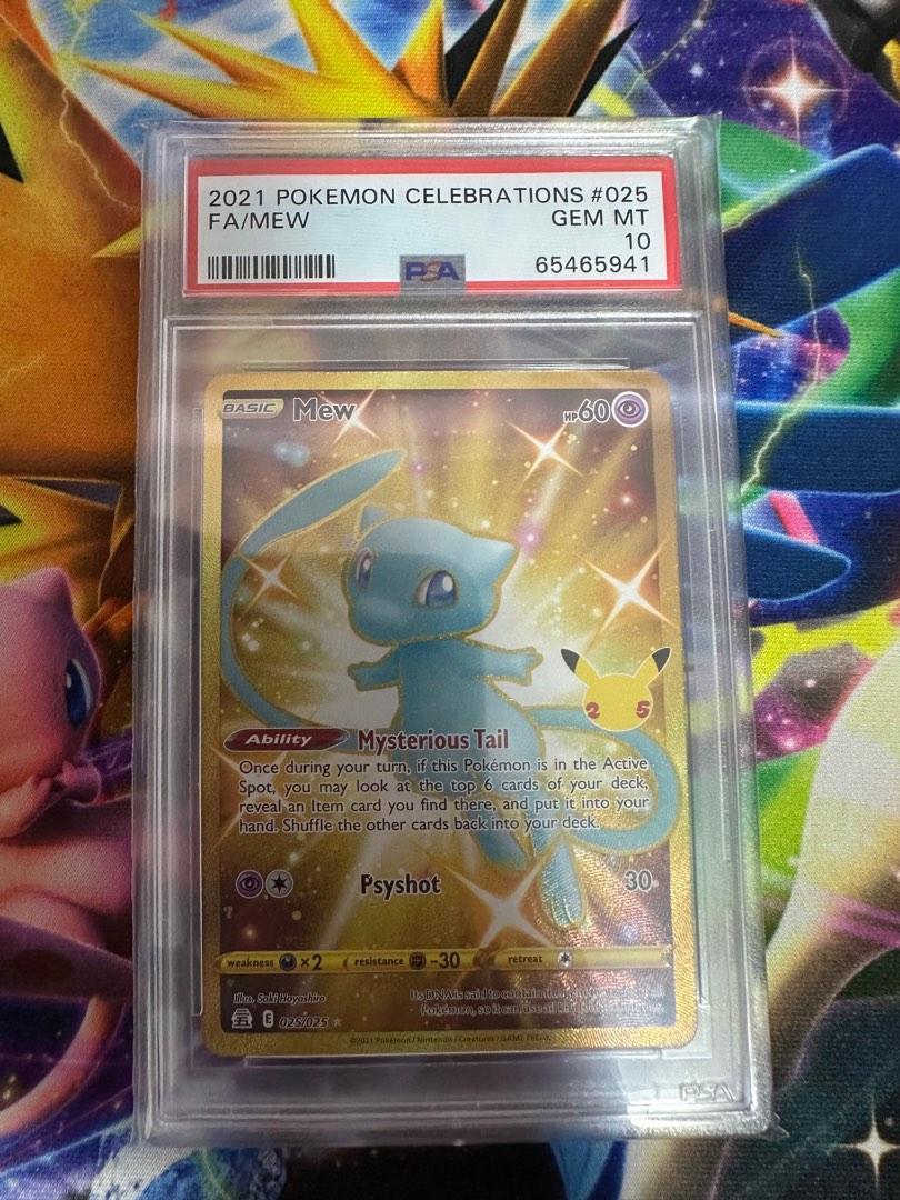 Gold Mew PSA10, Hobbies & Toys, Toys & Games on Carousell