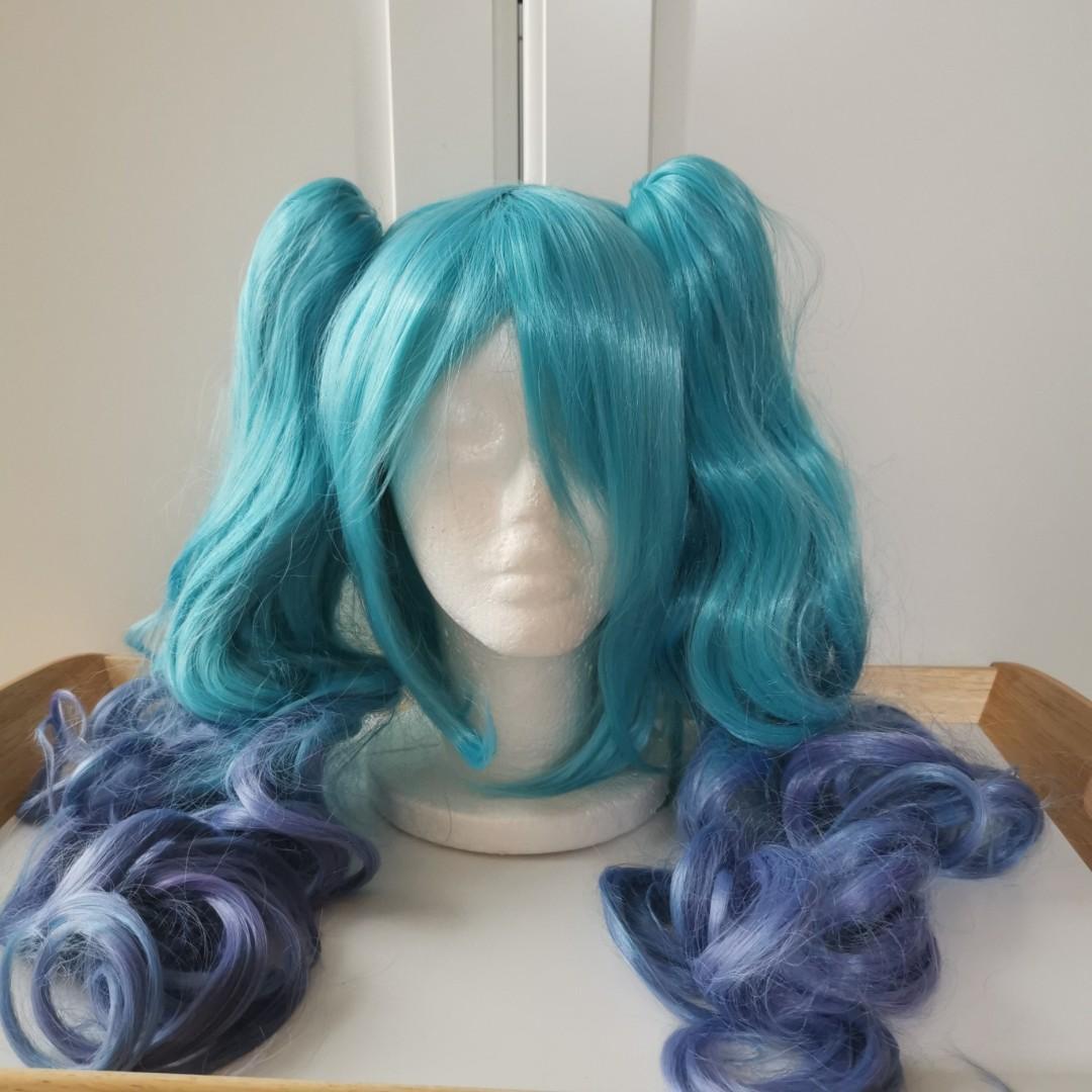 Gradient Twintail Cosplay Wig League Of Legends Arcade Sona Beauty And Personal Care Hair On