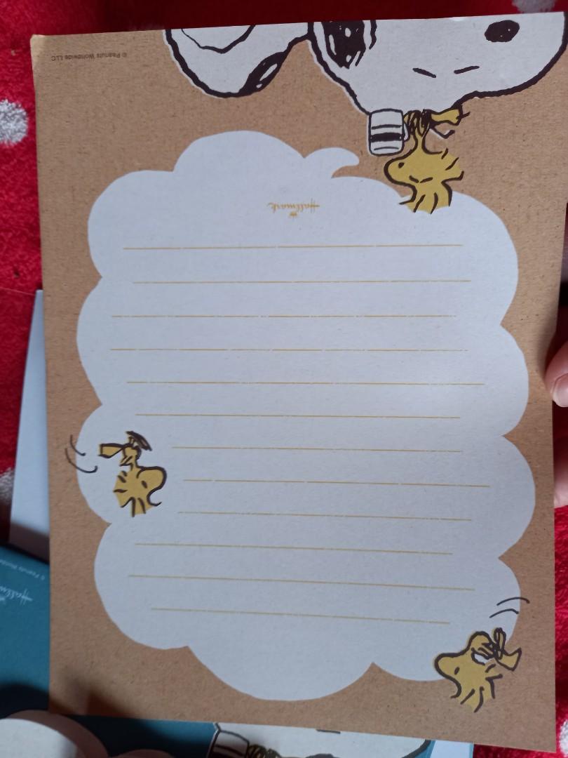 Hallmark Snoopy Stationery Set, Hobbies & Toys, Stationary & Craft ...