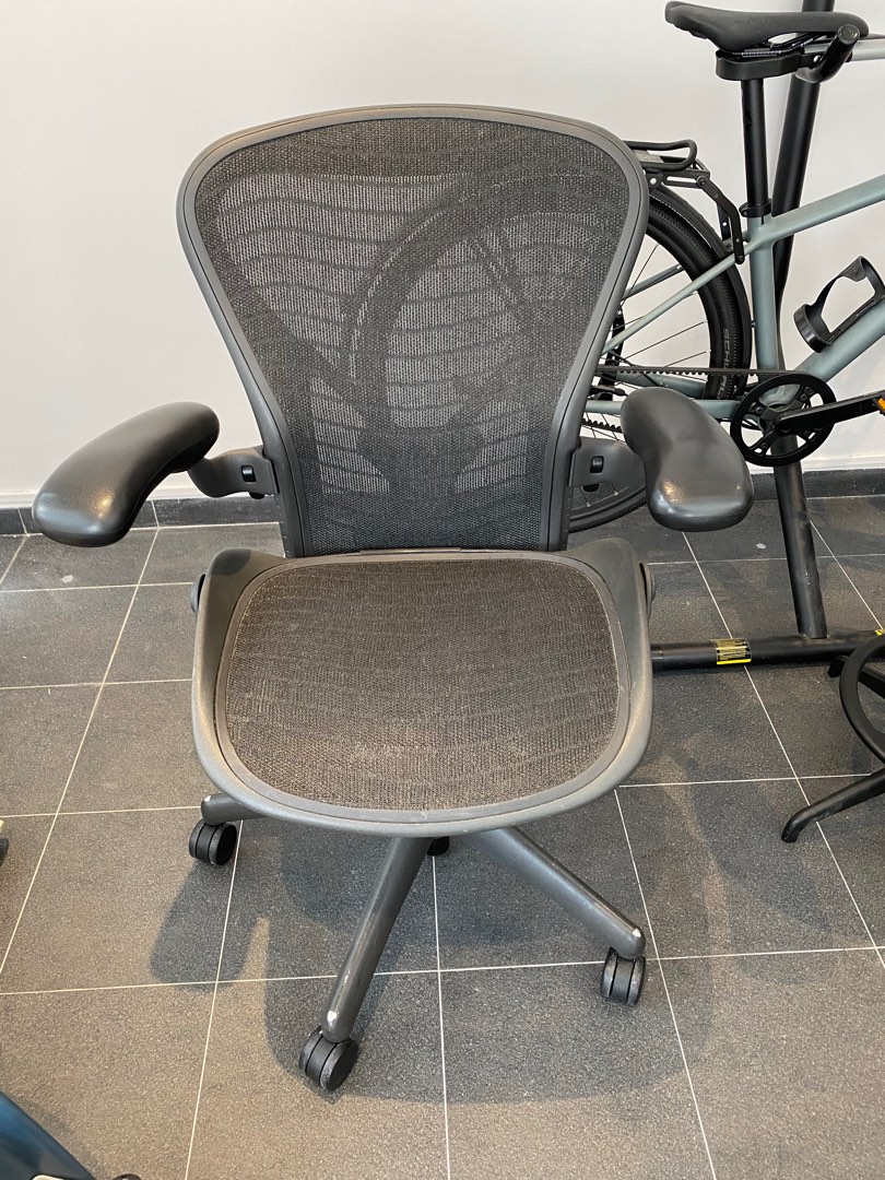 Herman Miller Aeron B Fully Loaded, Furniture & Home Living, Furniture ...