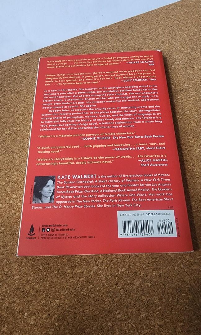 His Favourites by Kate Walbert, Hobbies & Toys, Books & Magazines ...