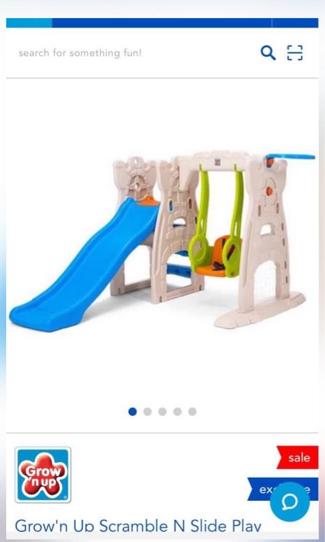 Home Playground Grow’n Up Slide and Swing, Babies & Kids, Baby Nursery ...
