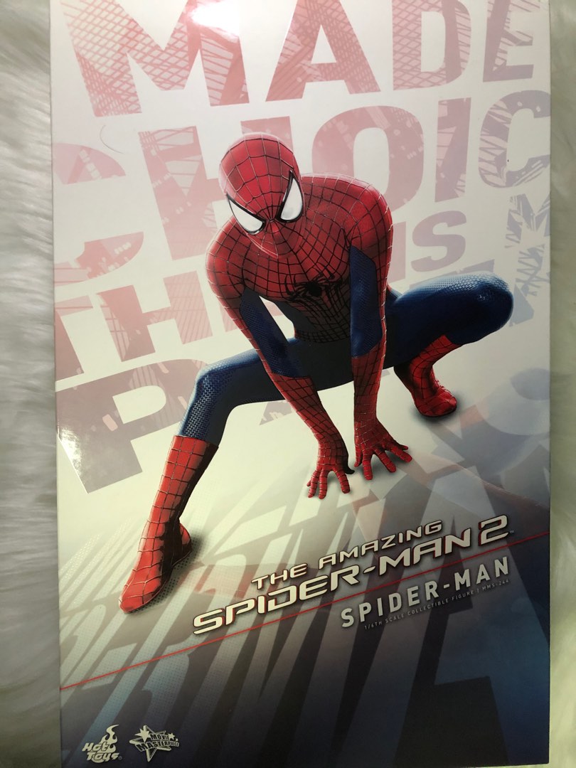 Hot Toys The Amazing Spiderman 2 1/6 (Andrew Garfield), Hobbies & Toys ...