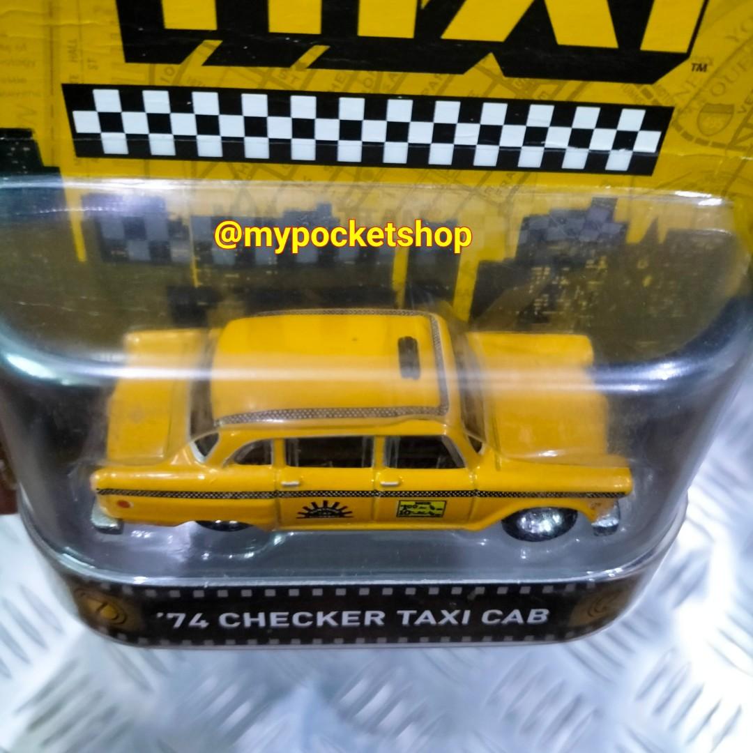 Hot Wheels '74 CHECKER TAXI CAB / 2015 Hotwheels Retro Entertainment ...