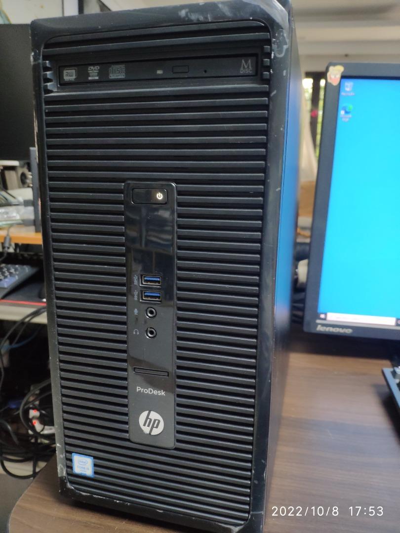 Hp prodesk 400 G3 desktop CPU i5-6500 / 8G / 256G SSD, Computers & Tech ...