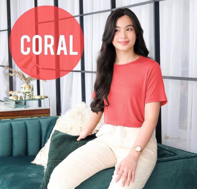 HTP Basic Slim-Fit Tee, Women's Fashion, Tops, Shirts on Carousell