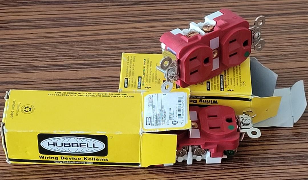 Hubbell USA duplex socket plus plus, Audio, Other Audio Equipment on ...