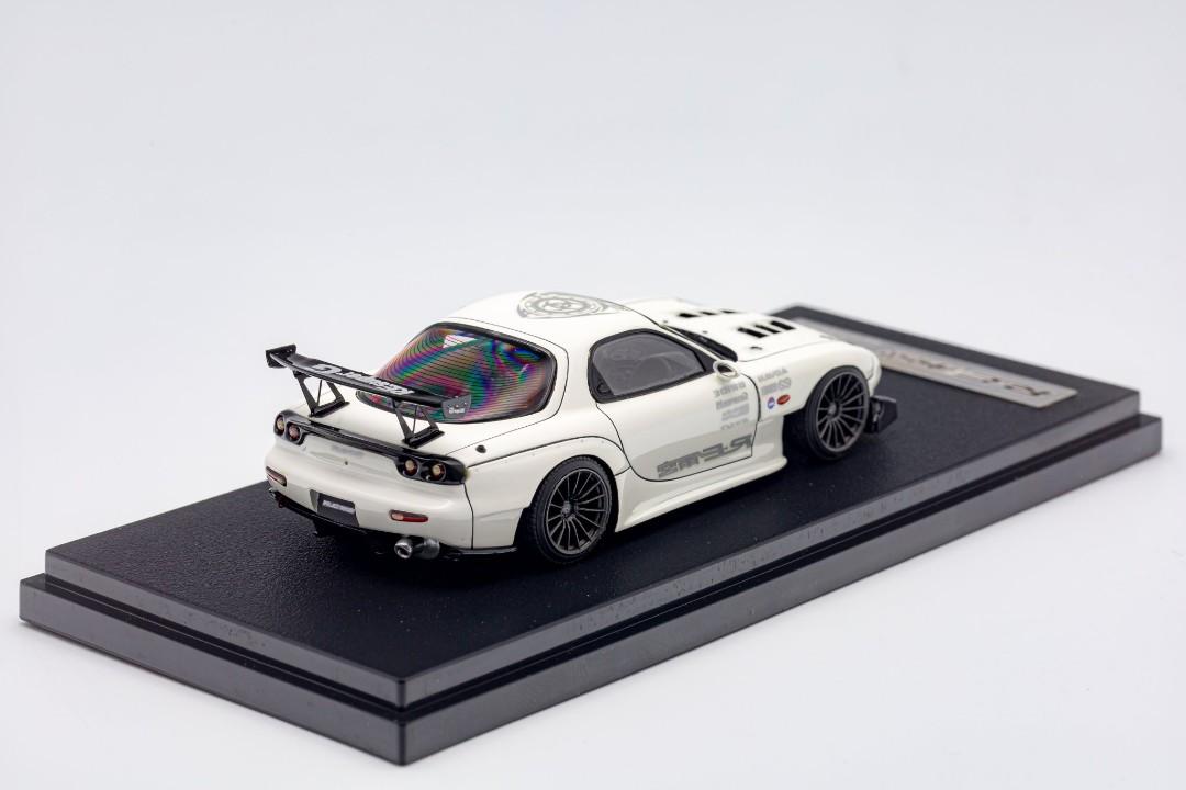 IG 1/43 Mazda RX-7 (FD3S) RE Amemiya White 1340, 興趣及遊戲, 玩具 & 遊戲類 - Carousell