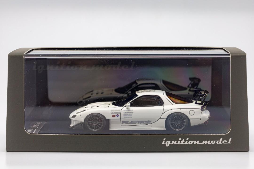 IG 1/43 Mazda RX-7 (FD3S) RE Amemiya White 1340, 興趣及遊戲, 玩具 & 遊戲類 - Carousell