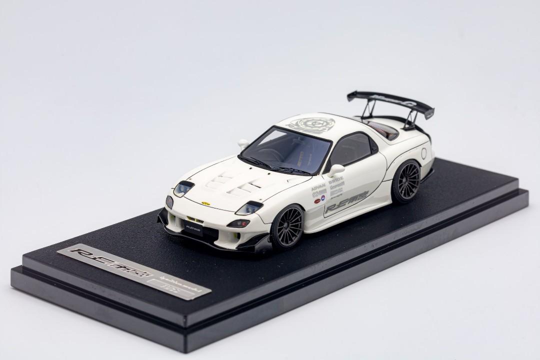 IG 1/43 Mazda RX-7 (FD3S) RE Amemiya White 1340, 興趣及遊戲, 玩具 & 遊戲類 - Carousell