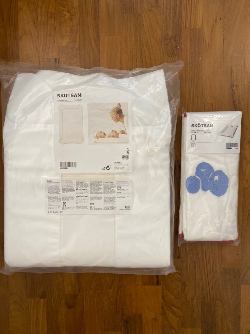 Ikea Changing Mat (+ 2 free covers), Babies & Kids, Bathing & Changing ...