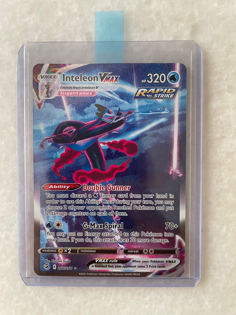 Inteleon VMAX AA 266/264 Fusion Strike, Hobbies & Toys, Toys & Games on ...