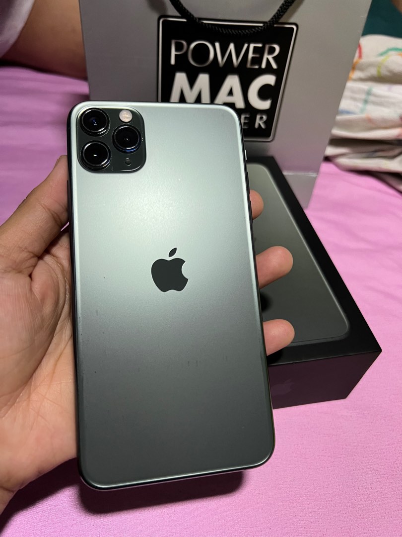 iPhone 11 Pro Max 256gb midnight green openline NTC, Mobile Phones ...