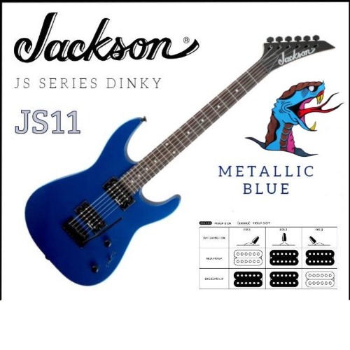 Jackson JS Series Dinky JS11 Electric Guitar, Amaranth Fingerboard ...