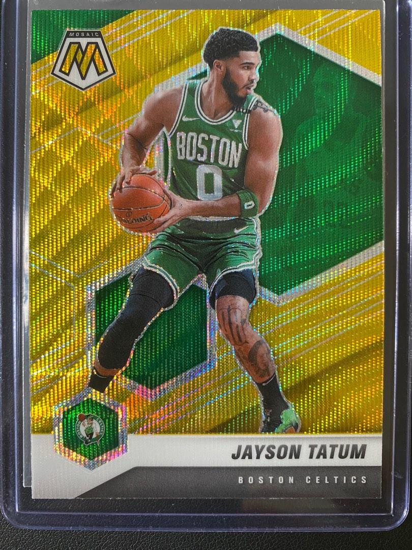Jayson Tatum 2020-21 Mosaic Basketball Gold Wave, Hobbies & Toys, Toys ...