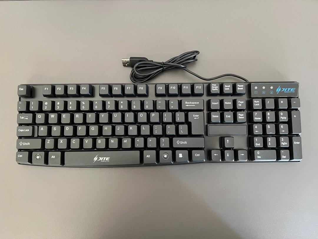 JITE USB Keyboard KB 105, 電腦＆科技, 電腦周邊及配件, 電腦鍵盤及相關產品 - Carousell