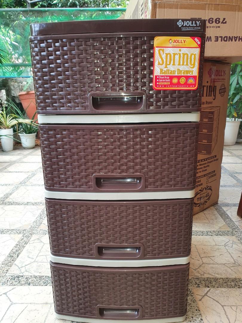 Jolly Rattan Drawer, Furniture & Home Living, Furniture, Shelves ...
