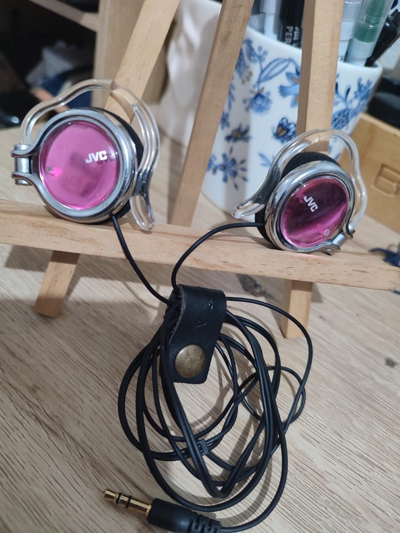 JVC Bandless Ear-Clip headphones Pink, Audio, Headphones & Headsets on ...
