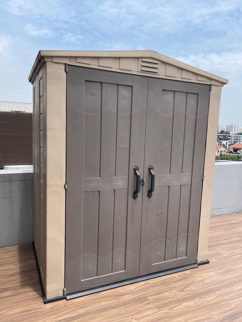 Keter Storage Shed, Furniture & Home Living, Outdoor Furniture on Carousell