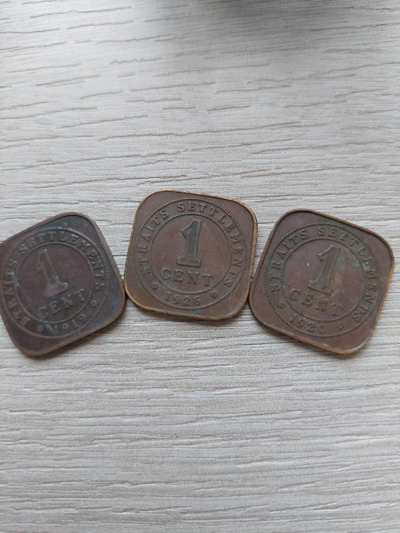 King Square coin 1919,1920 and 1926, Hobbies & Toys, Memorabilia ...