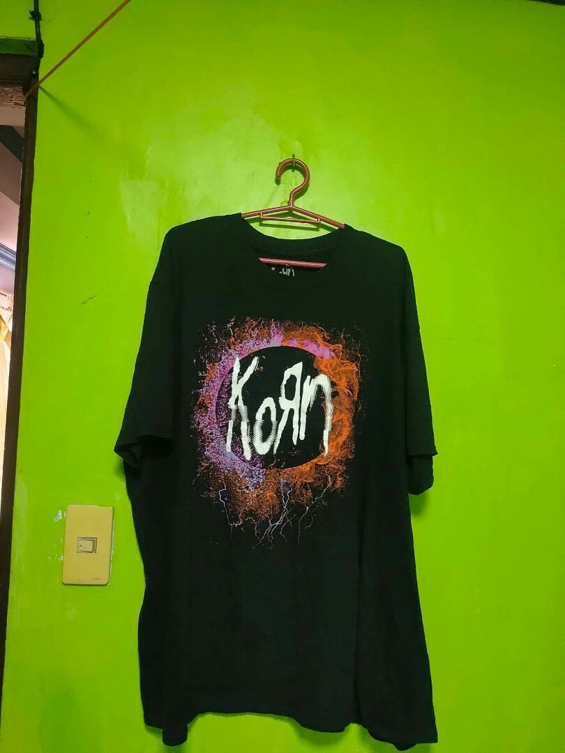 Korn Shirt, Men's Fashion, Tops & Sets, Tshirts & Polo Shirts on Carousell