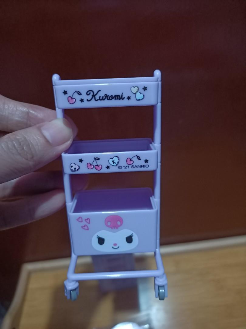 Kuromi Mini Trolley & Clipboard with memo pad, Hobbies & Toys ...