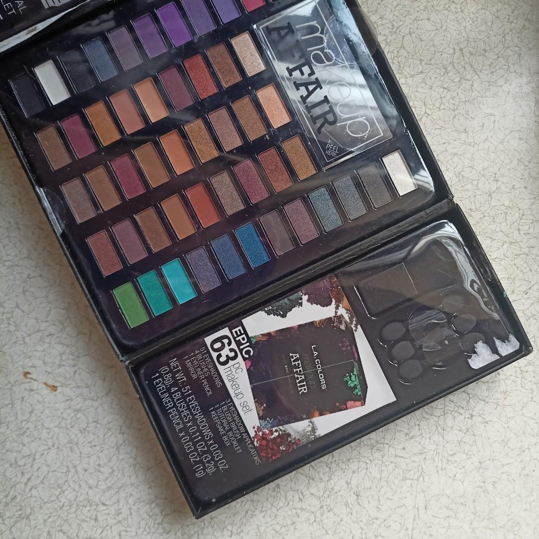 L.A. Colors Makeup Affair 63 pc Epic Makeup Set, Beauty & Personal Care ...