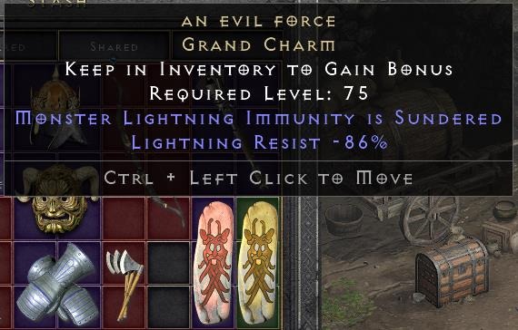 【Ladder Season4】Diablo 2R ladder: Evil Force Grand Charm -Lighting ...