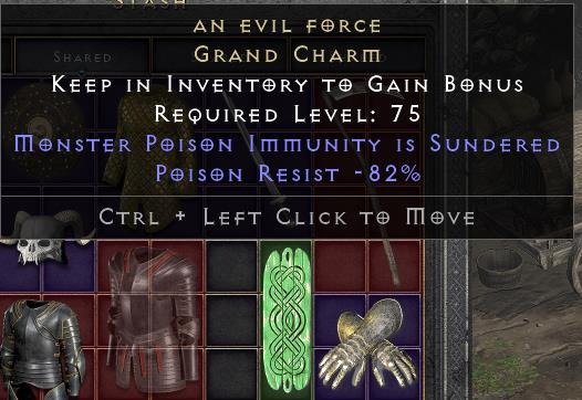 【Ladder Season3】Diablo 2R ladder: Evil Force Grand Charm -Poison -PC ...