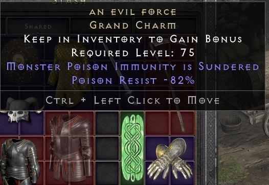 【Ladder Season3】Diablo 2R ladder: Evil Force Grand Charm -Poison -PC ...