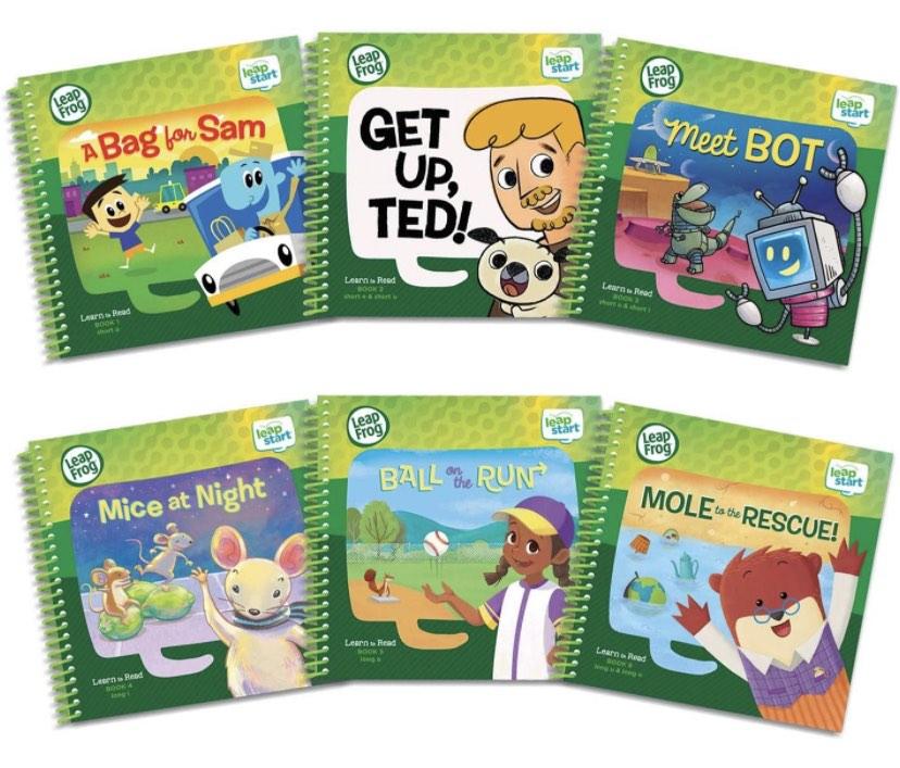 Leapfrog LeapStart readers, Scout 123 activity book & Mr Pencil ABC ...