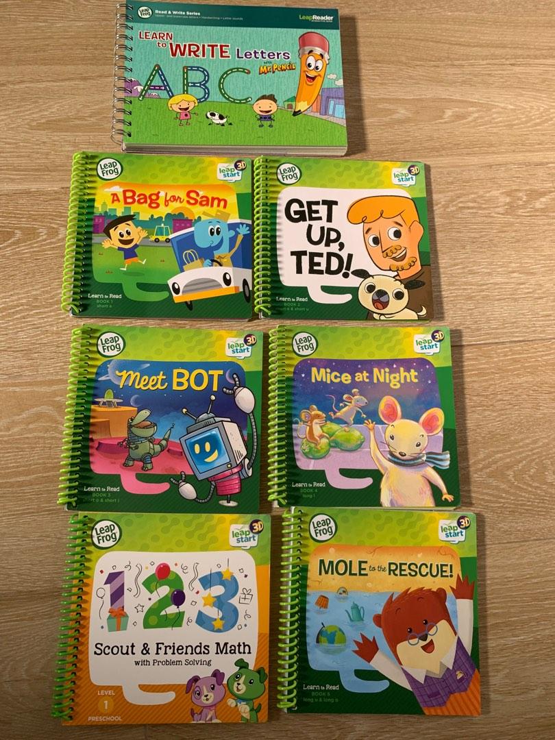 Leapfrog LeapStart readers, Scout 123 activity book & Mr Pencil ABC ...