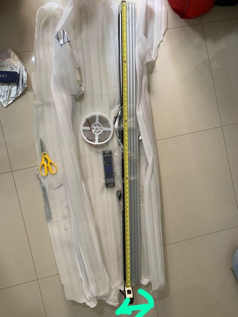 LED False/Lbox ceiling track light, Furniture & Home Living, Lighting ...