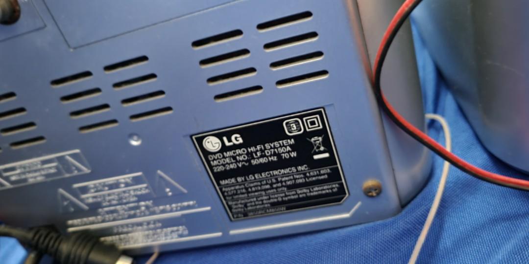 LG DVD Micro HIFI System LF-D7150, 音響器材, 其他音響配件及設備 - Carousell