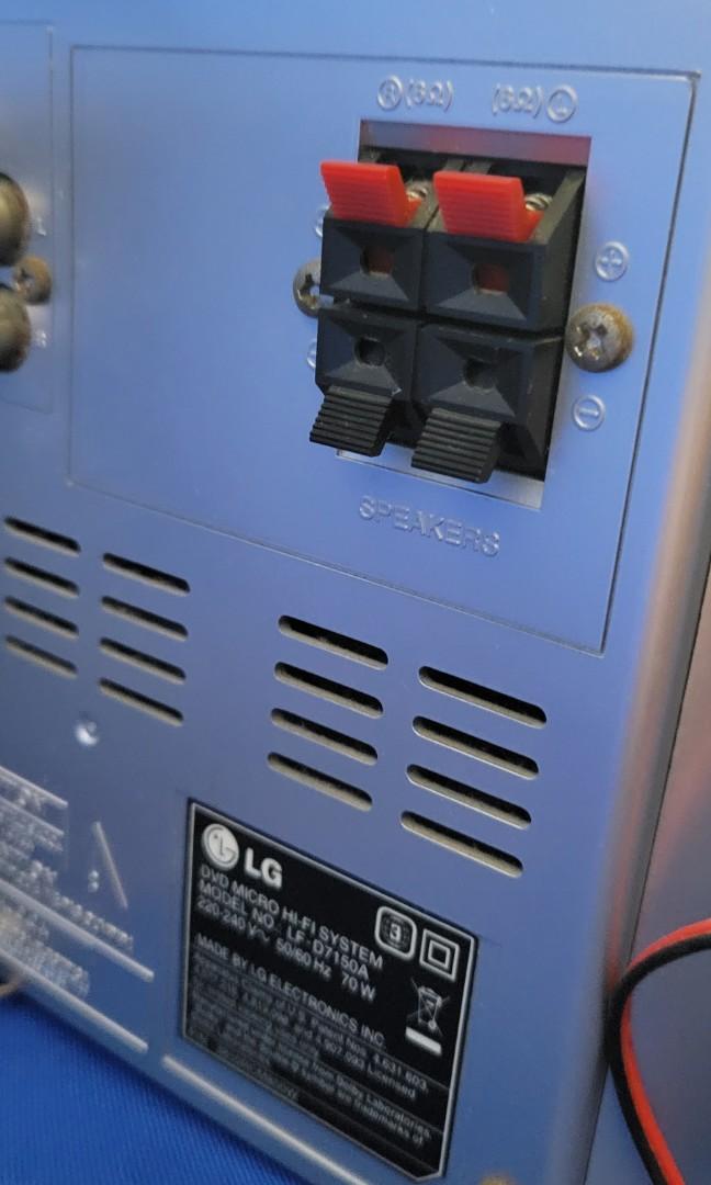 LG DVD Micro HIFI System LF-D7150, 音響器材, 其他音響配件及設備 - Carousell