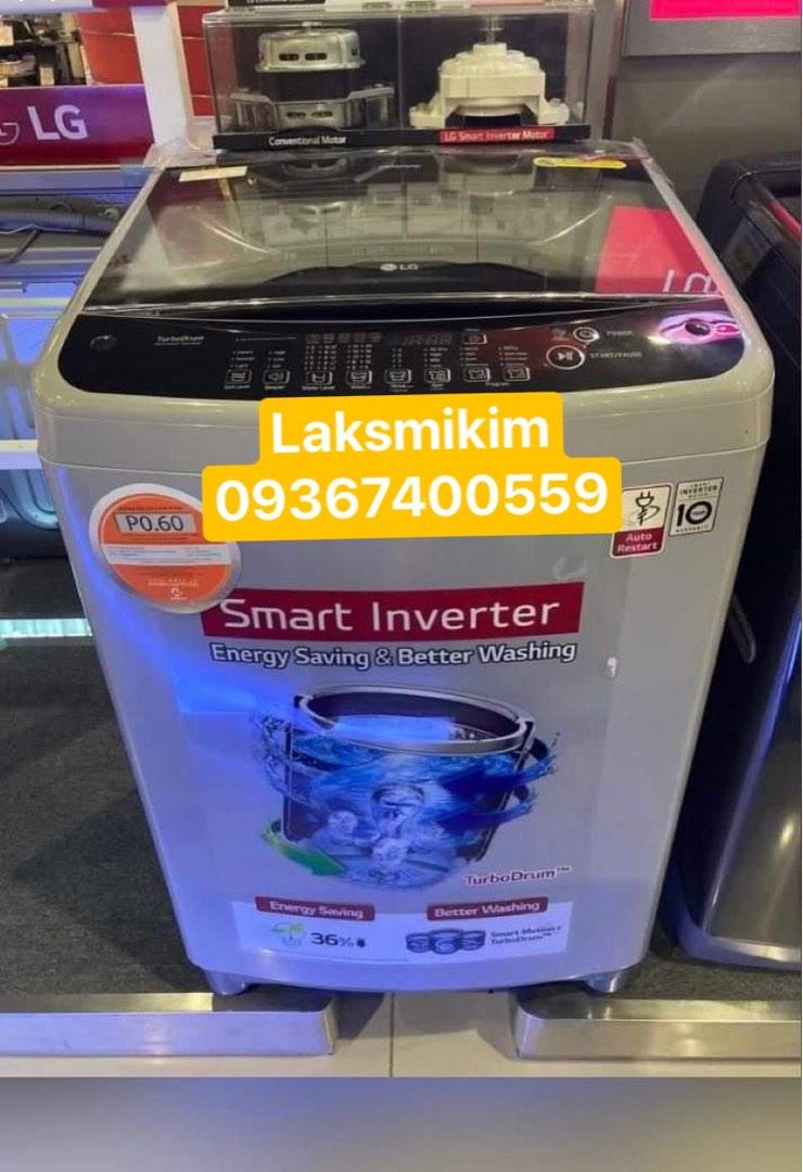 Lg top load washing machine fully automatic smart inverter 7kg t2107s2w 7.5kg t2175vs2m 8kg ...