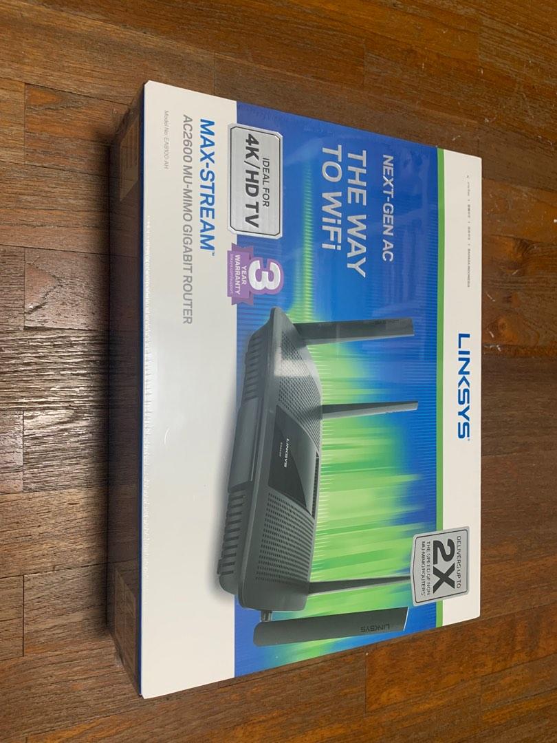 Linksys AC2600 MU-MIMO Gigabit Router, Computers & Tech, Office ...