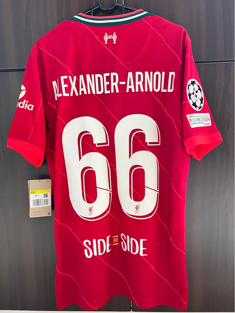 Authentic Liverpool 21/22 Champions League Home Kit, Men's Fashion ...