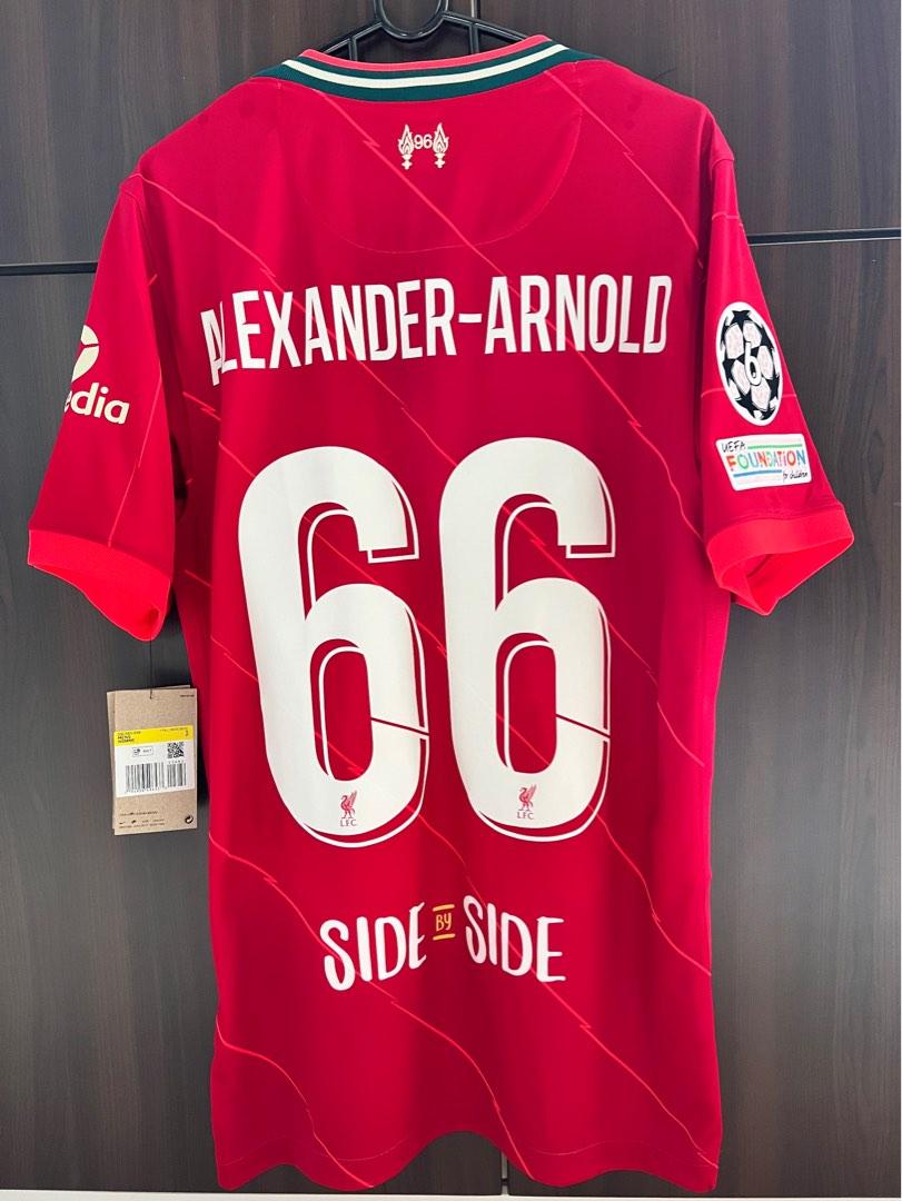 Authentic Liverpool 21/22 Champions League Home Kit, Men's Fashion ...