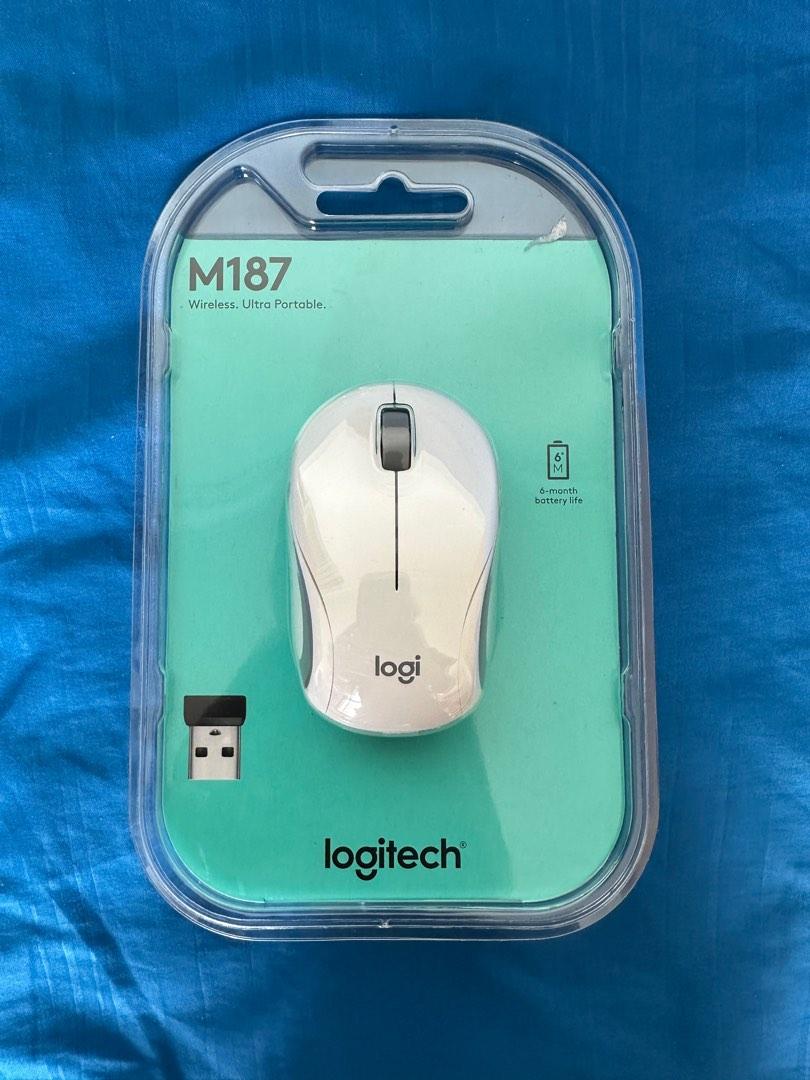 [BNIB] Logitech M187 Wireless Mouse (White), Computers & Tech, Parts ...
