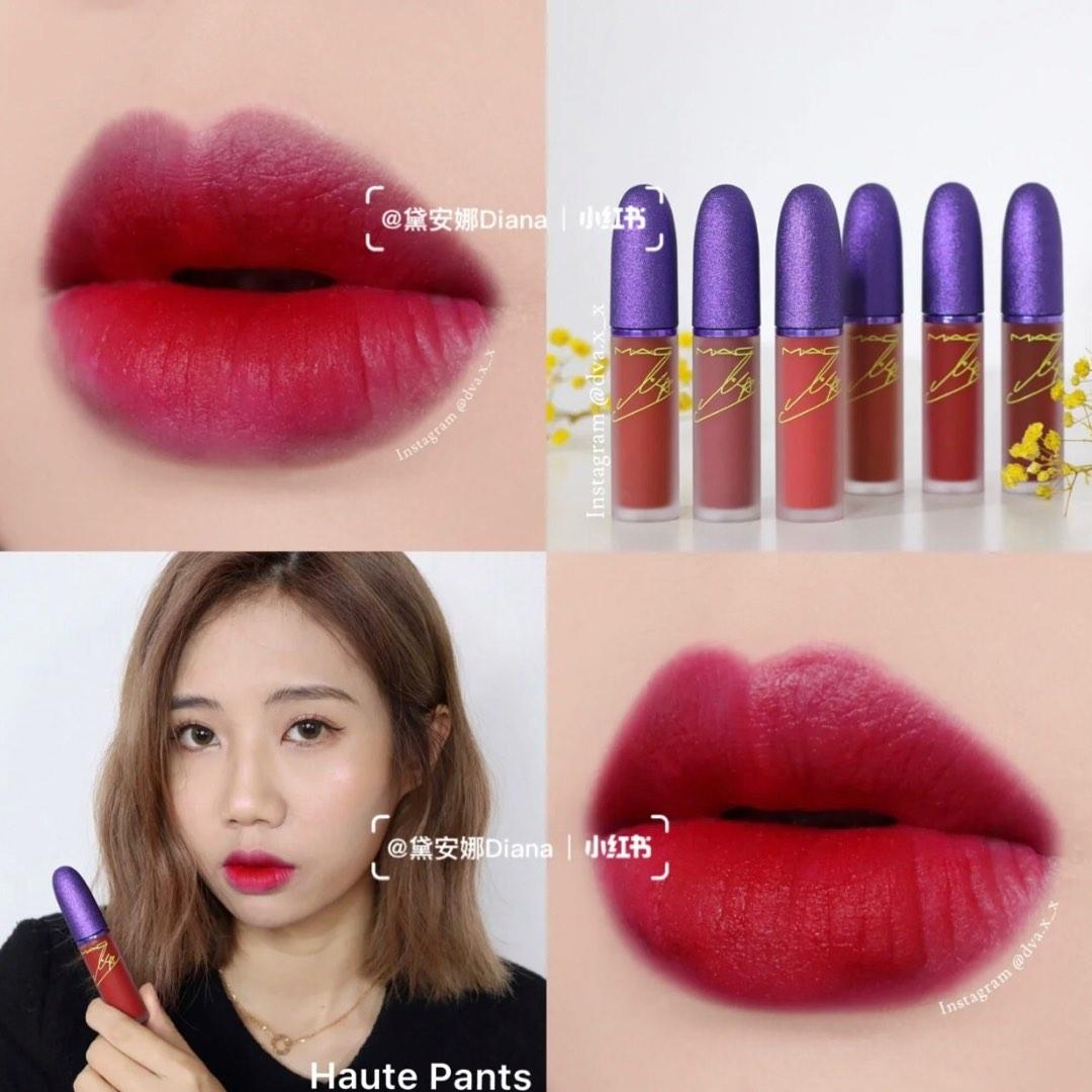 Mac x Lisa Blackpink Powder Kiss Liquid Lipcolour - Haute Pants, Beauty & Personal Care, Face ...