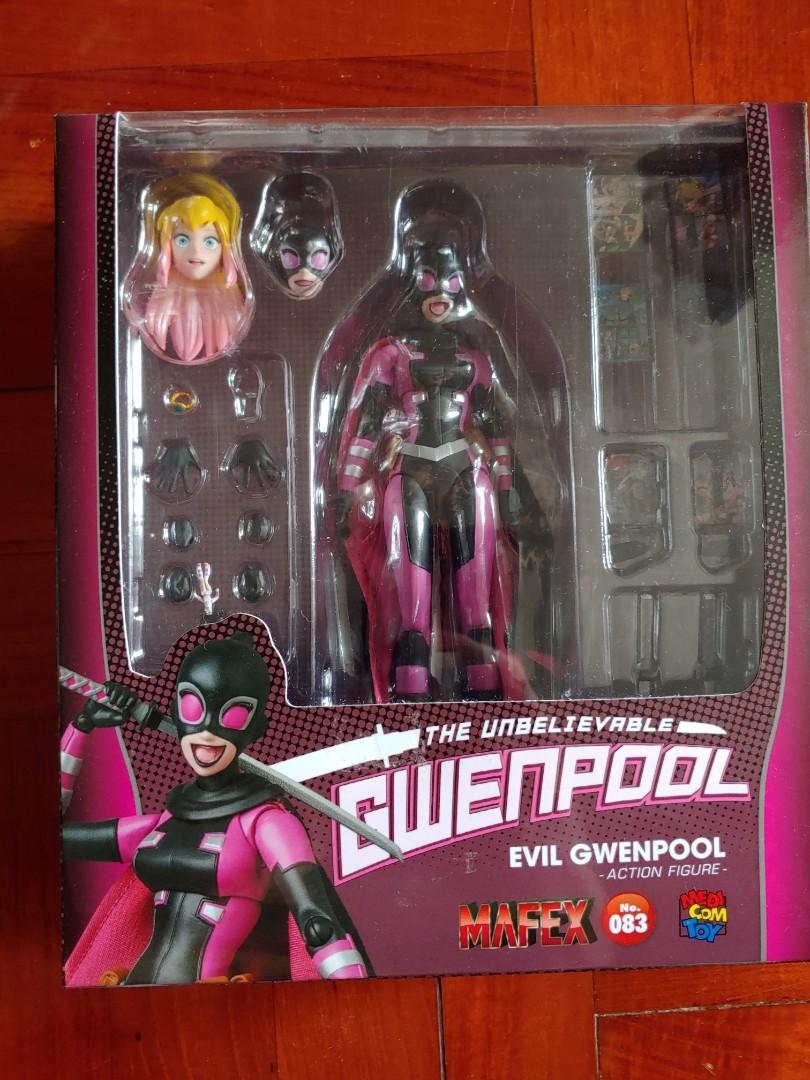 Mafex the unbelievable evil gwenpool, 興趣及遊戲, 玩具 & 遊戲類 - Carousell