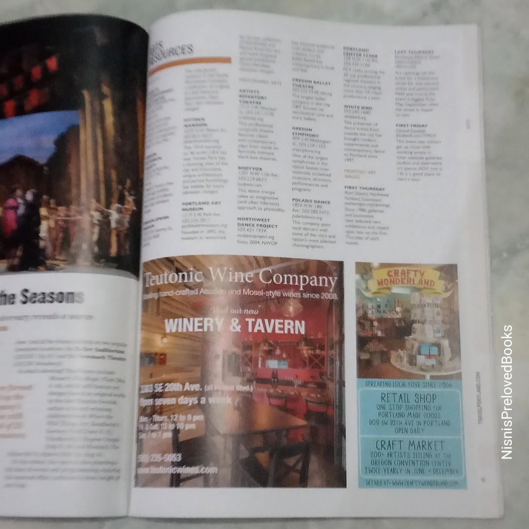 MAJALAH WISATA TRAVEL PORTLAND 2016-2017, Buku & Alat Tulis, Majalah & Lainnya di Carousell