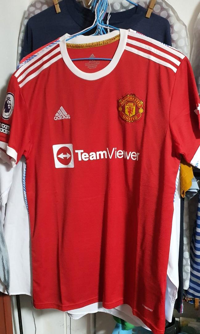 Manchester United 2021/22 Home Kit, Men's Fashion, Tops & Sets, Tshirts ...