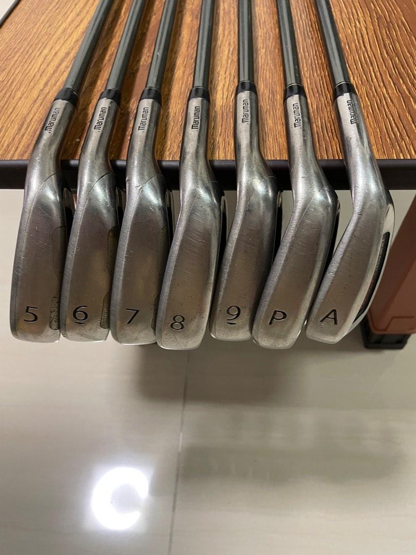 Maruman Golf Set with 11 Clubs and Golf Bag. (Mostly EXIM NANO Woods ...