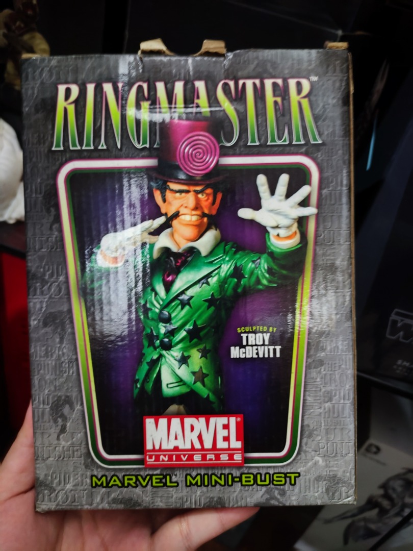 Marvel Bowen Mini-Bust Ringmaster, Hobbies & Toys, Toys & Games on ...