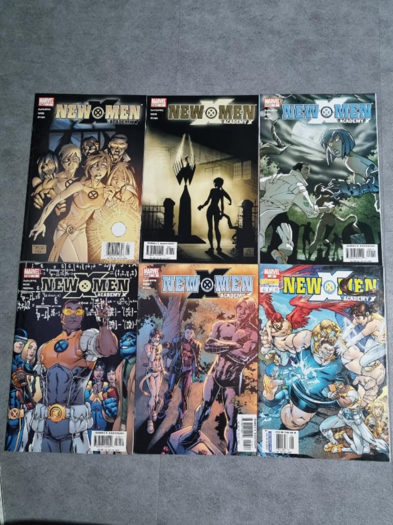 Marvel Comics New X-Men: Academy X #7-10,13,15, Hobbies & Toys, Books ...
